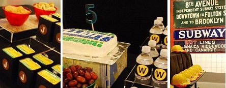 Party Time: Subway Theme Party | Celebrate the Big & Small
